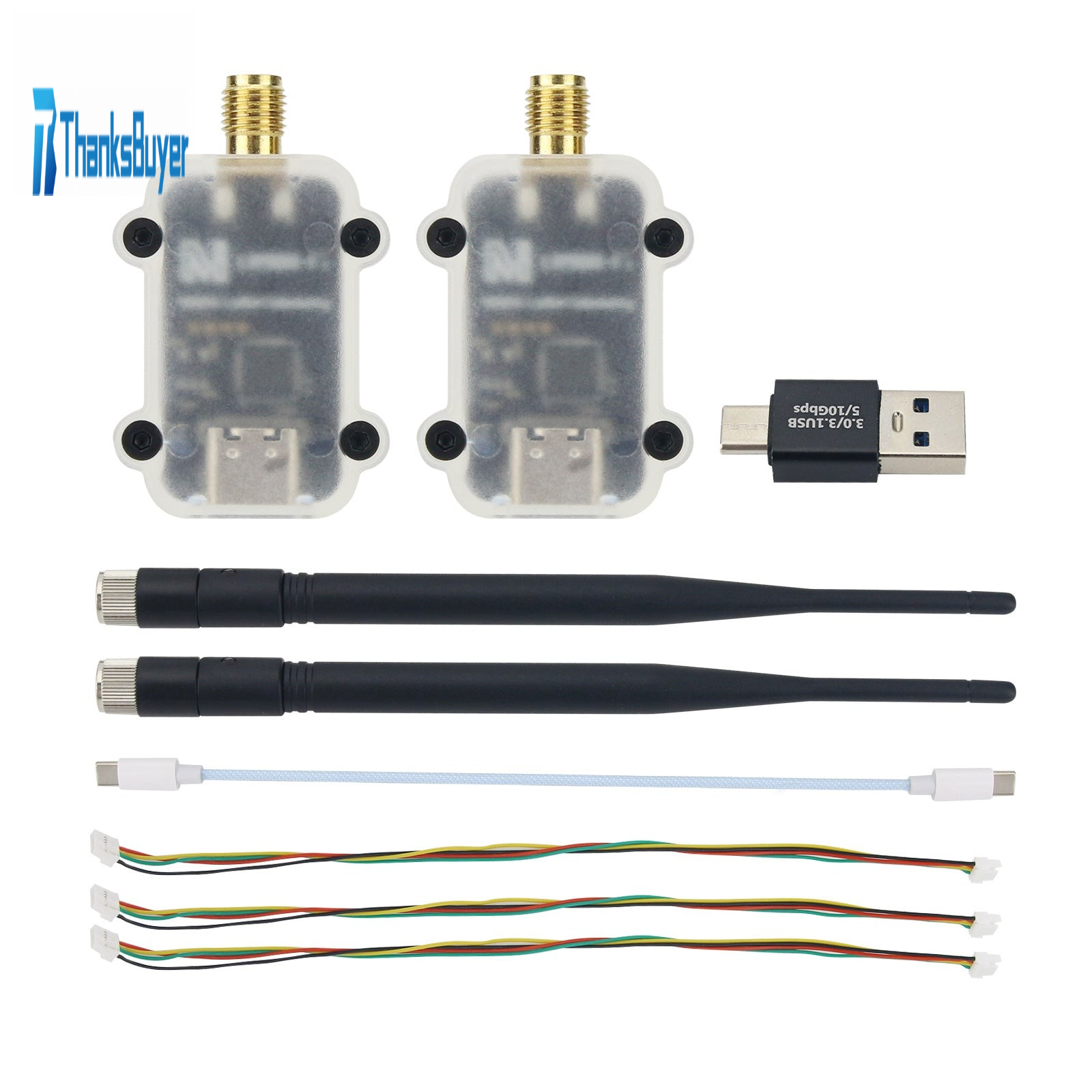 900M Data Transceiver 30KM Long Range FPV VTX High Power UAV Drone RTK