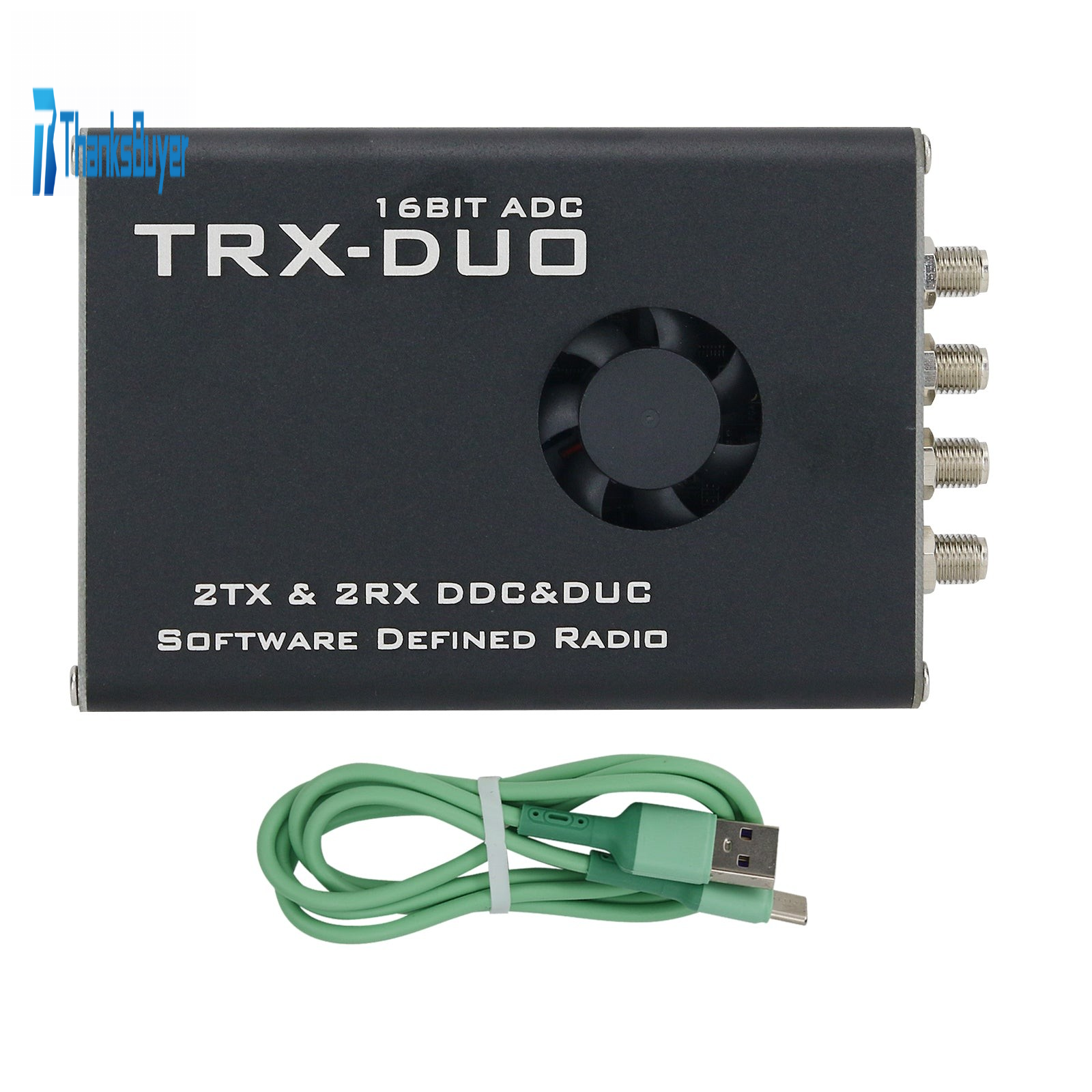 TRX-DUO 10KHz-60MHz SDR Receiver SDR Radio 16Bit ADC 2TX & 2RX DDC