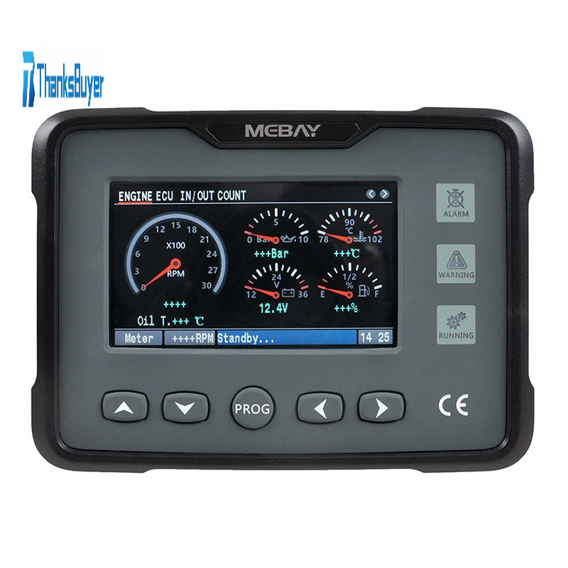 MEBAY GM70C Engine Meter ECU Engine Digital Meter Supporting CAN + RS4