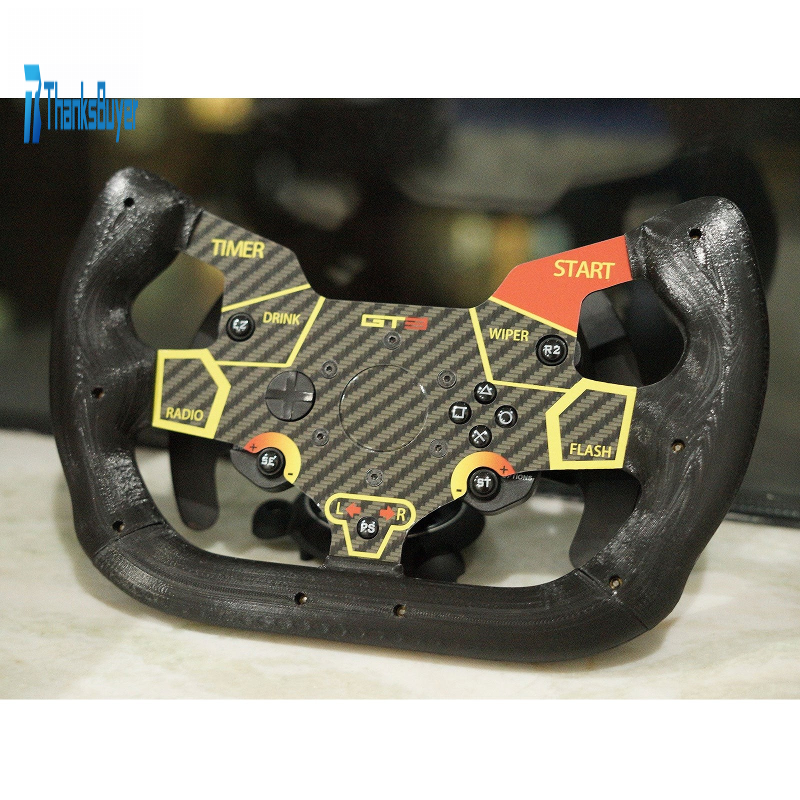 Simplayer SIM Racing Steering Wheel PC Racing Wheel (Ordinary Grip) Su
