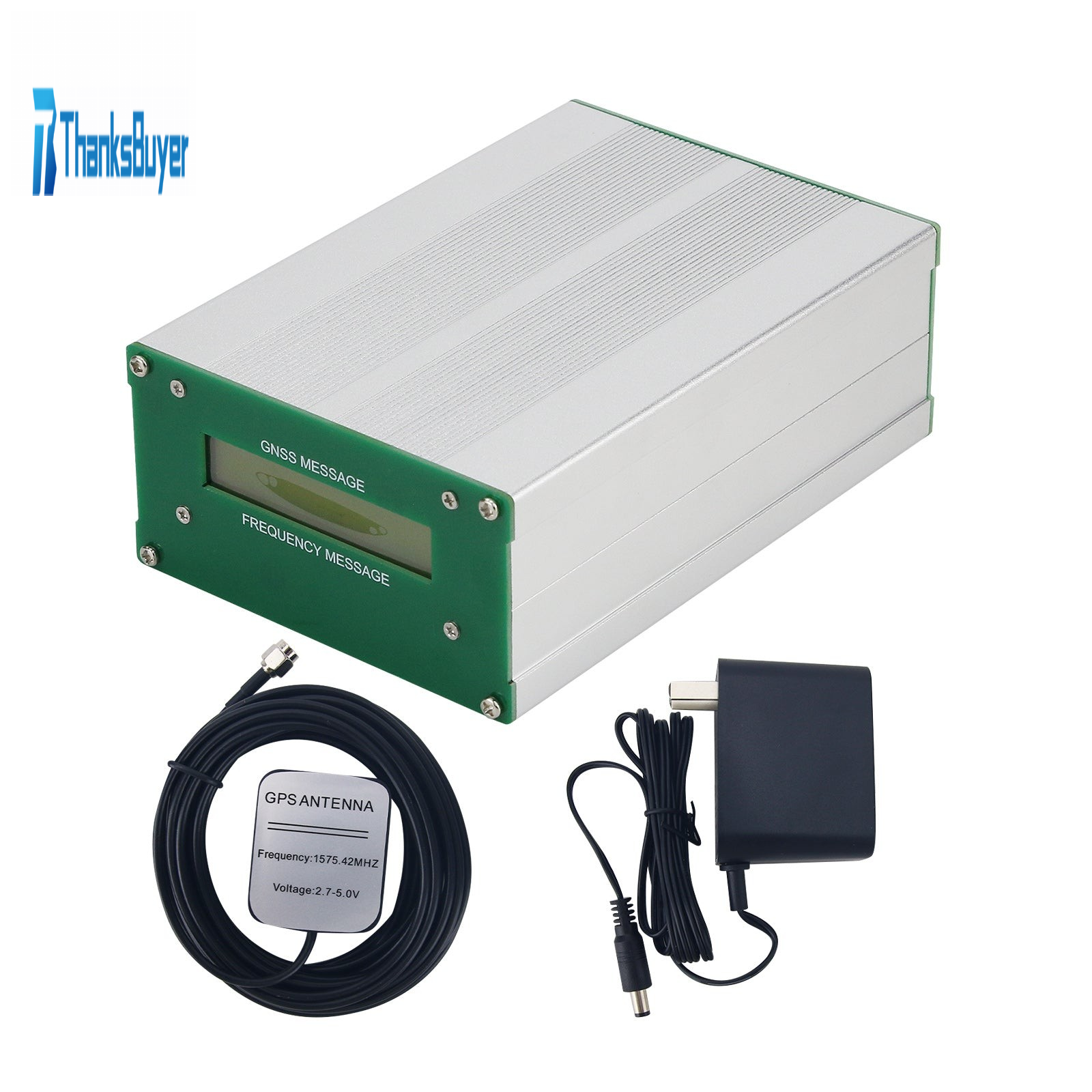 LCD-GNSS GPS Clock 10MHz GNSS Disciplined Oscillator with LCD Frequenc