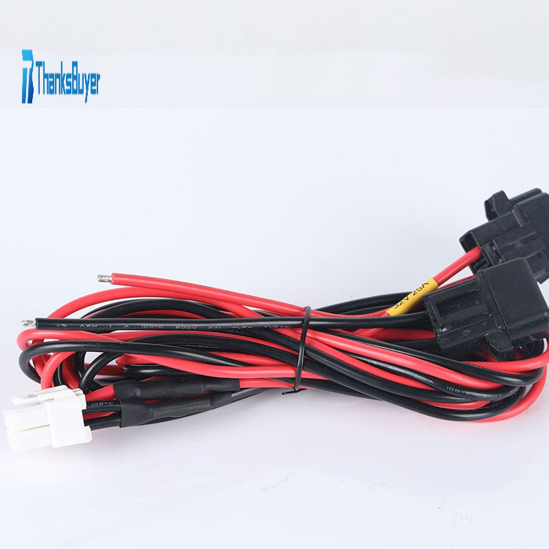 Shortwave Radio 3-Meter Power Cable Pure Copper 4-Core Plug and Play 3