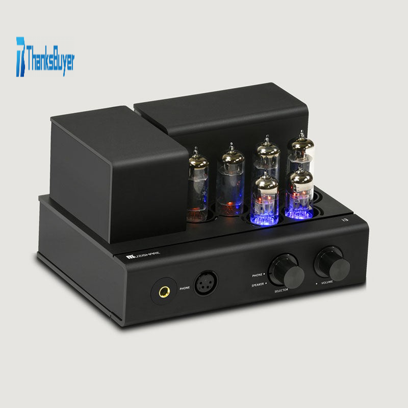 Black i3 2x6H2N-EB + 6P1 Vacuum Tube Power Amplifier Bluetooth Lossles