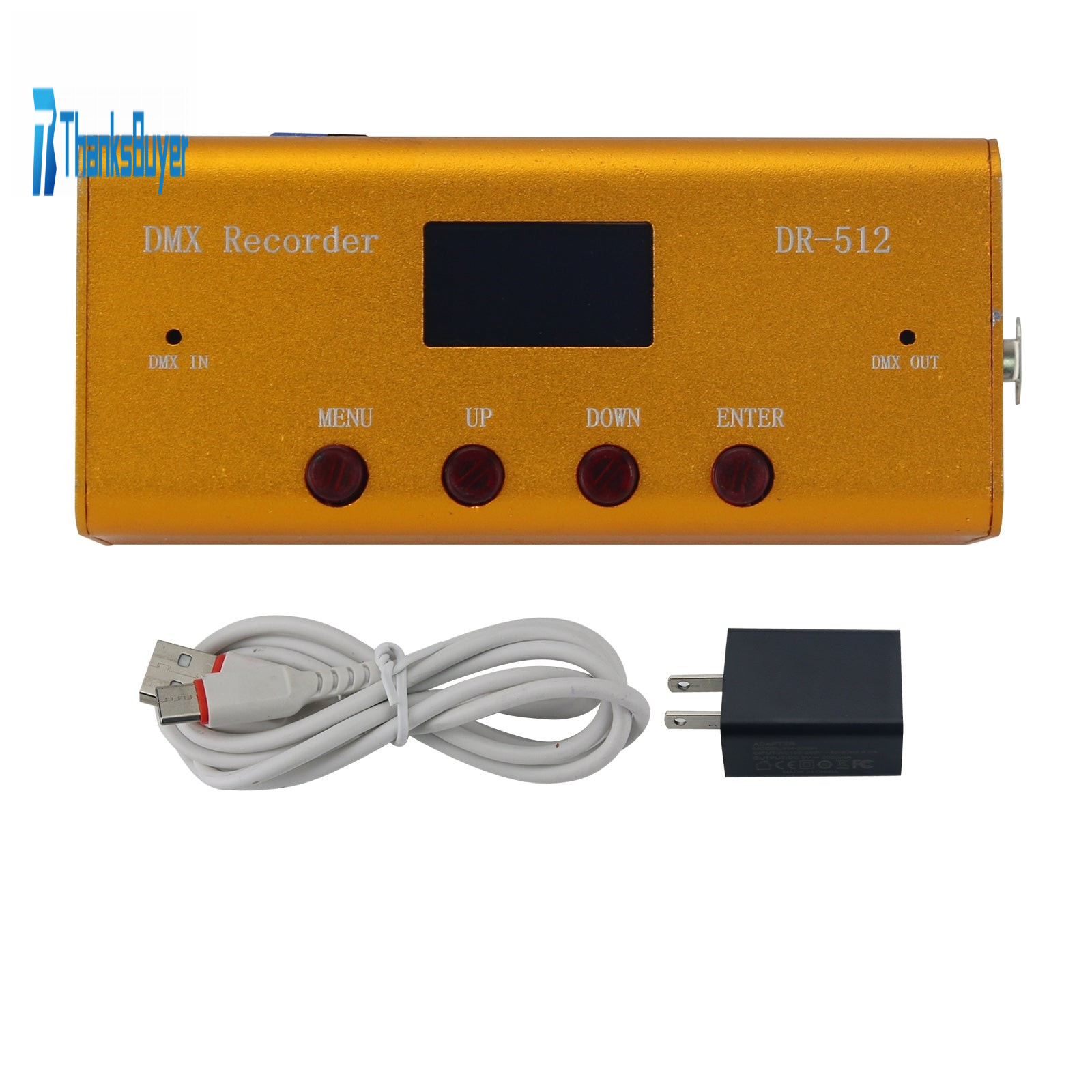 DMX Recorder512 Stage Performance Recorder 1-Channel DMX512 Input 32G