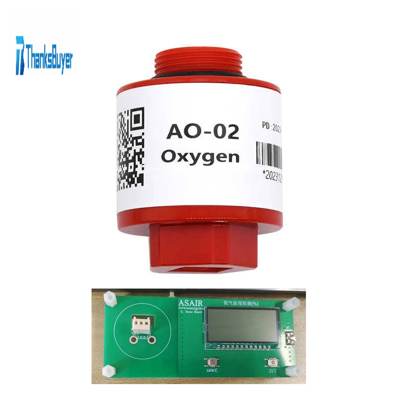 AO-02 Oxygen Concentration Sensor + ASAIR AO-02 Demonstration Board fo