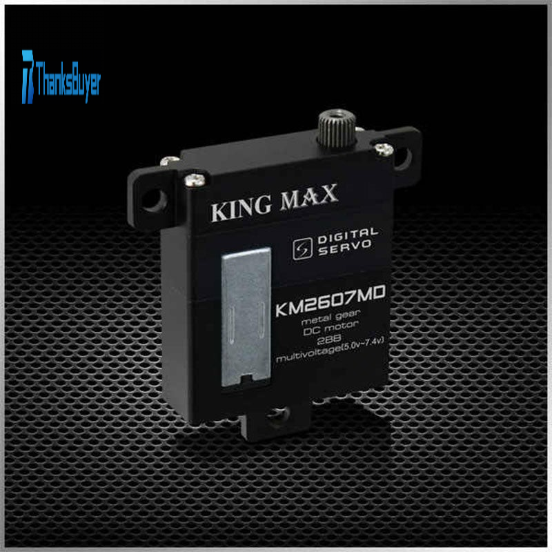 King Max KM2607MD Digital Servo Metal Gear Servo Thin Wing Servo 9.7kg