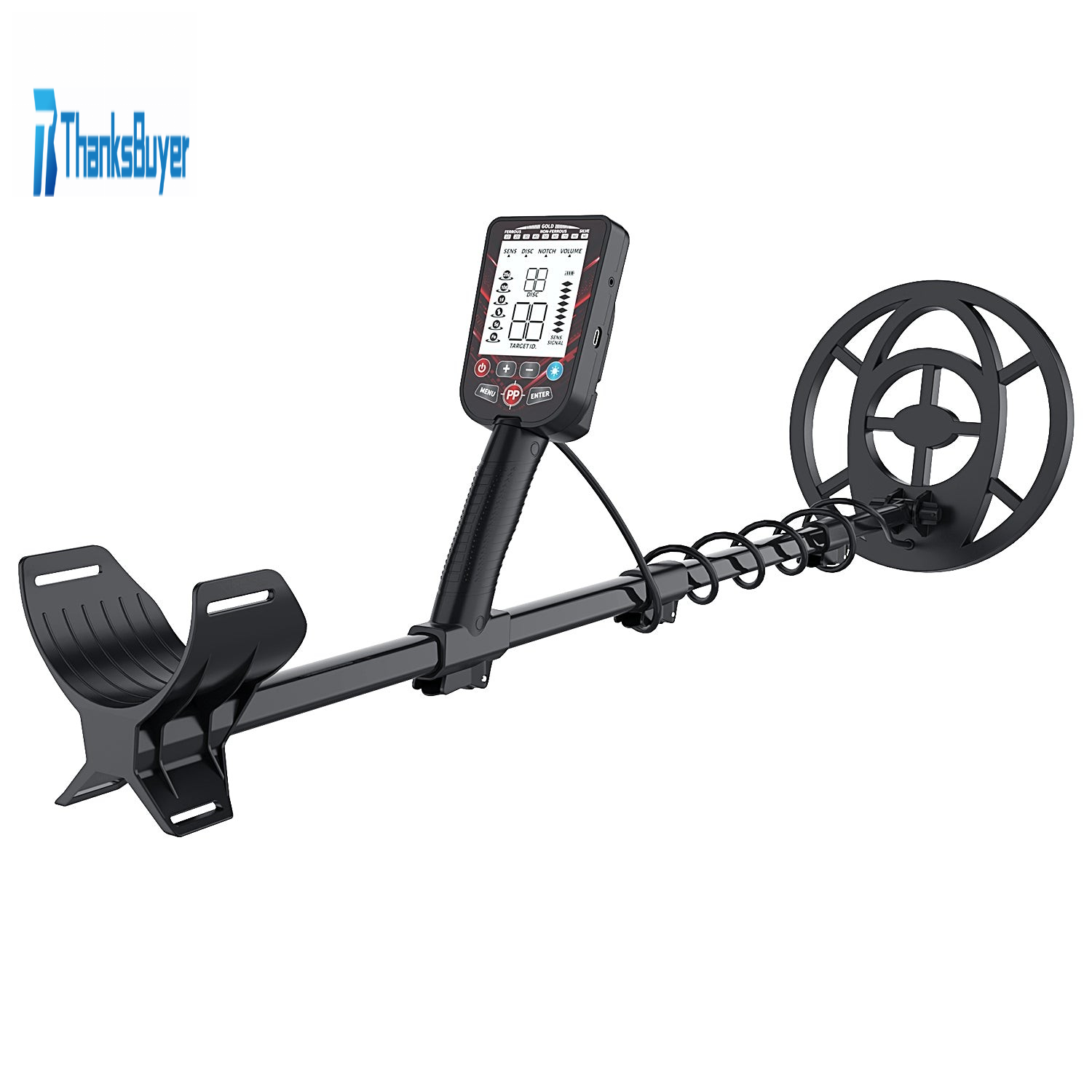 GT963 Underground Metal Detector Waterproof Detection Probe Treasure F