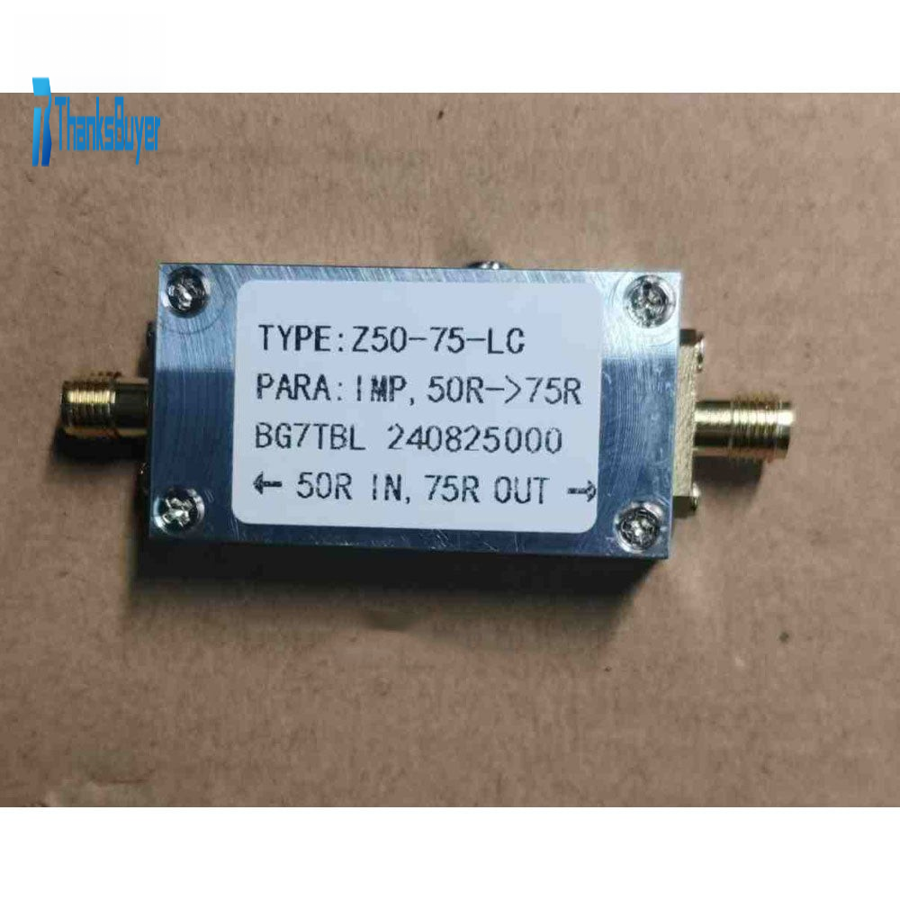 50 Ohm to 70 Ohm Impedance Converter RF Accessory for 10MHz Sine Wave