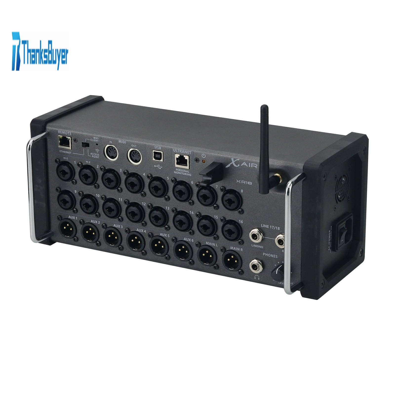 XR18 18-Channel 12-Bus Digital Mixer Rack-Mounted Digital Mixing Conso
