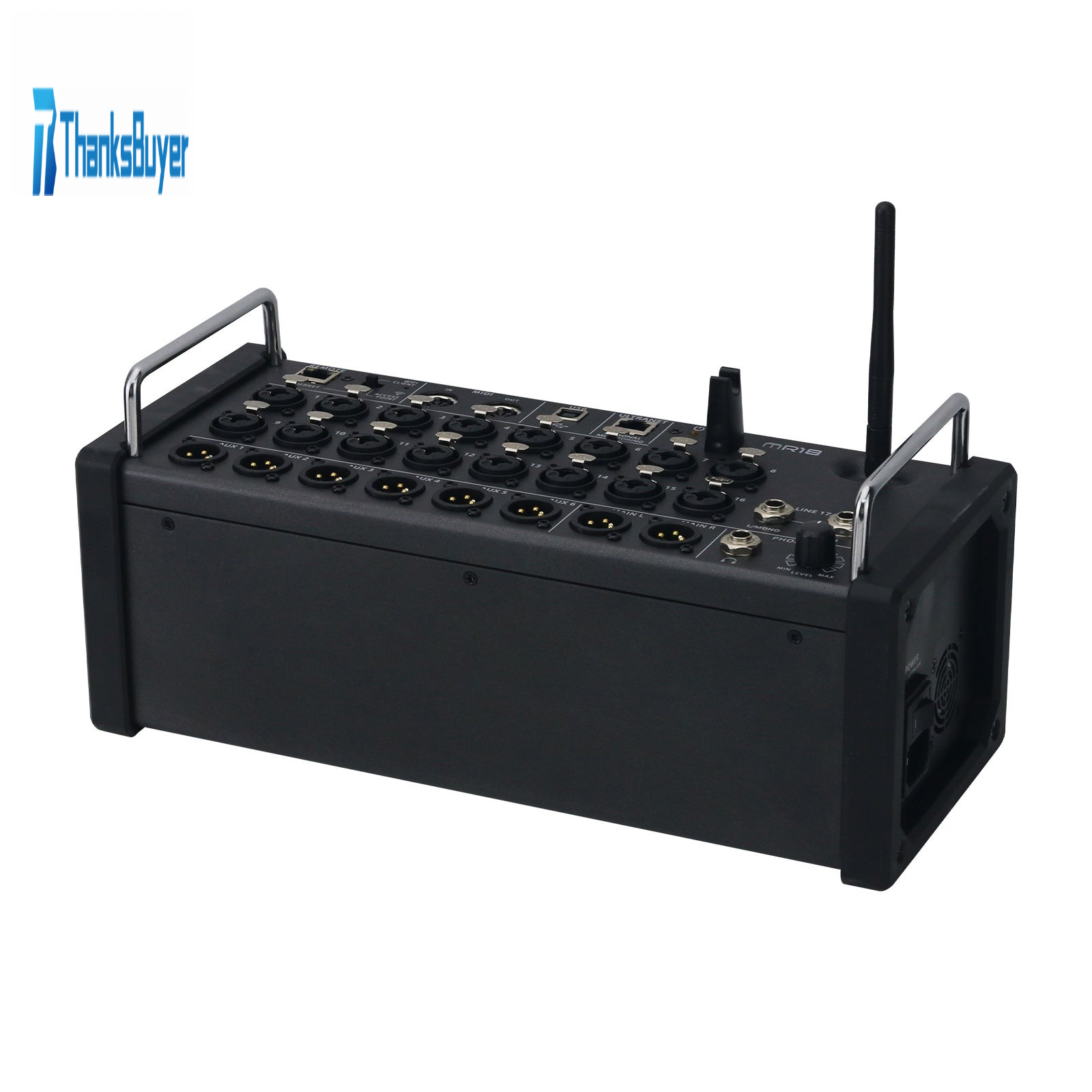 MR18 18-Input 8-Bus Digital Mixer Rack Mount Mixer w/ Wifi Module Mult