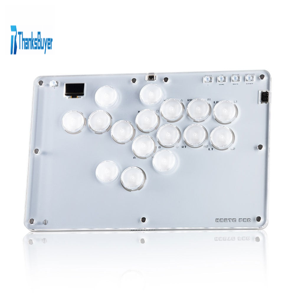 HAUTE PAD T16 Pro 16-Button Arcade Stick Arcade Joystick with Kailh Cr
