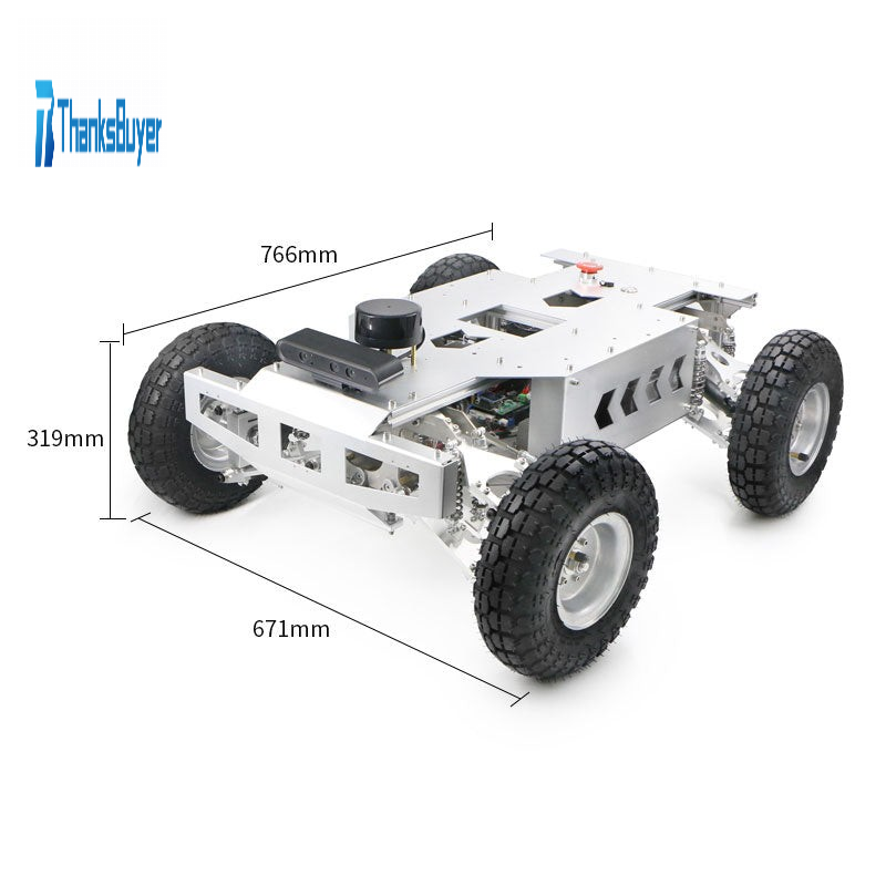R550 (AKM) PLUS Ackerman Robot Car (Top-End Version w/ Independent Sus