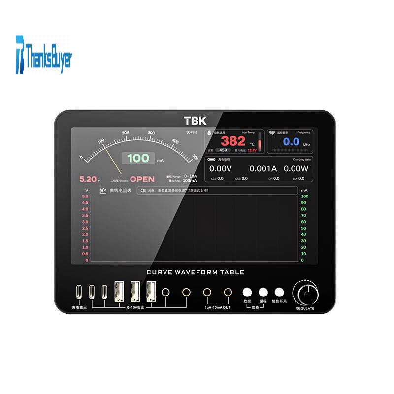 TBK D7 7-Inch Multifunctional Curve Waveform Meter Curve Ammeter Simpl