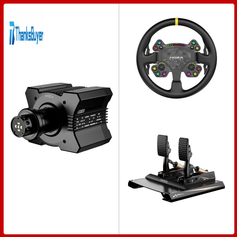 MOZA RACING R9 V3 9Nm Direct Drive Wheel Base + 13-Inch RS V2 Steering