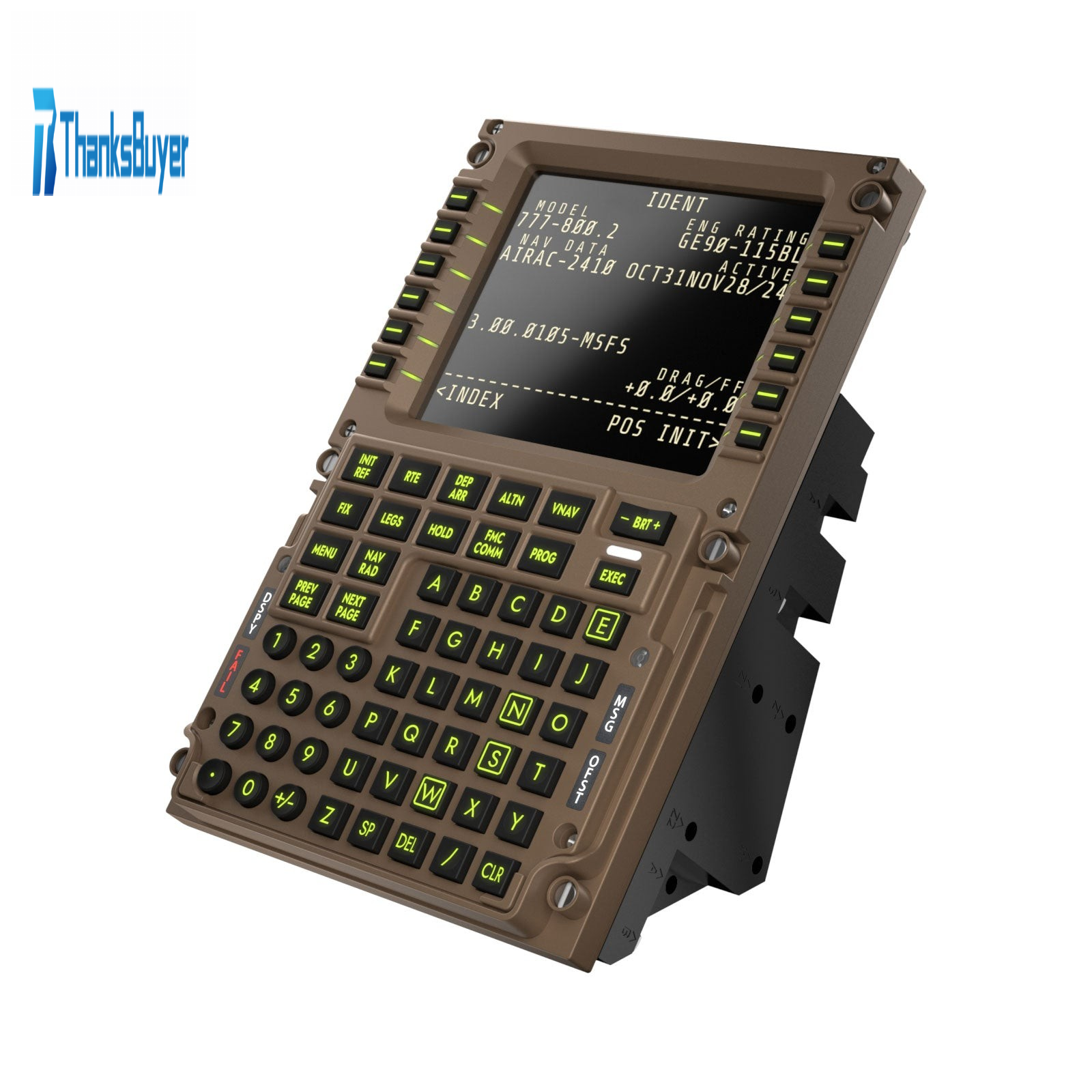 WINWING PFP 7 (Panel of Flight Plan) CDU PMDG Flight Game Simulator Co