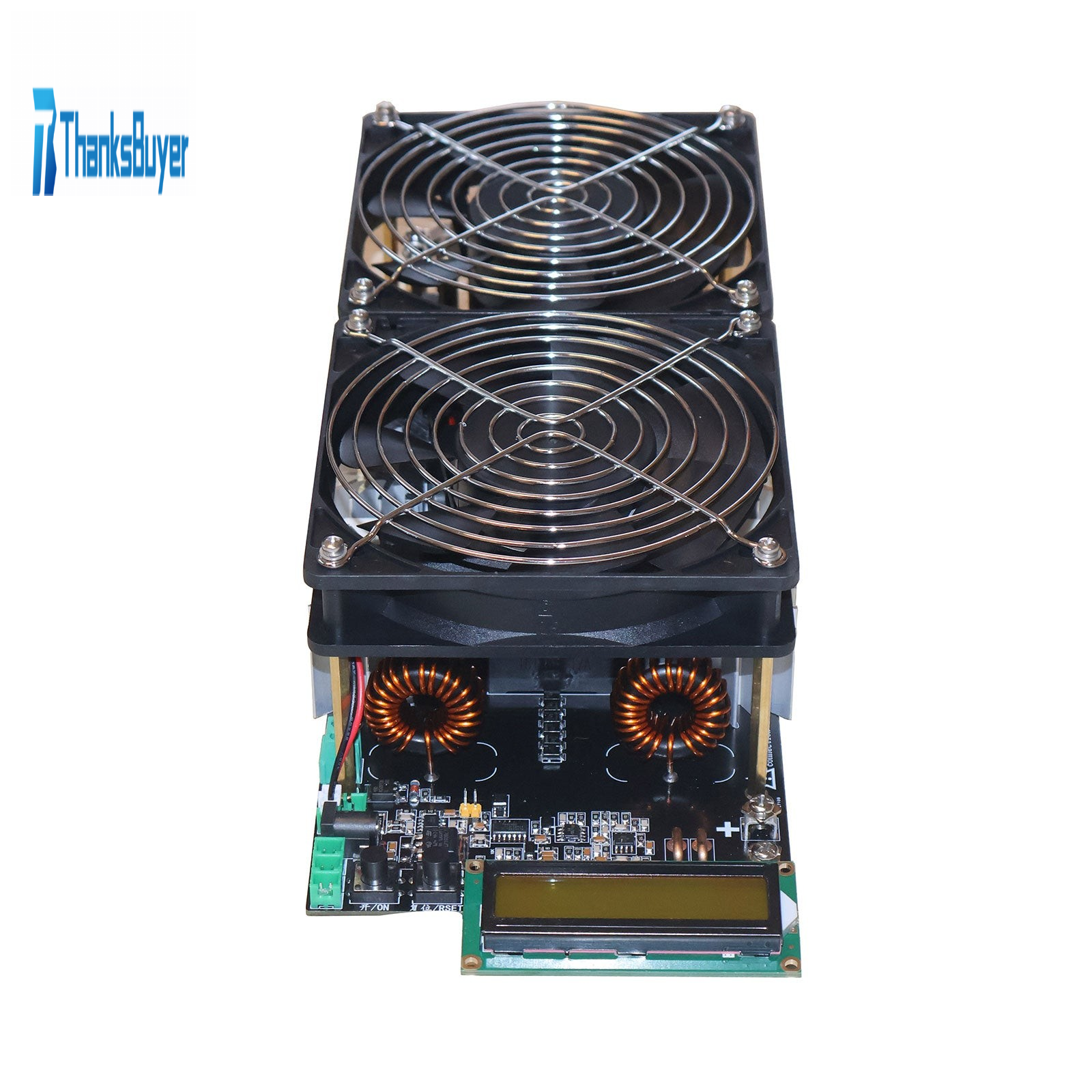 3000W ZVS Induction Heater Kit with 1602 LCD Display, Mainboard, Heati