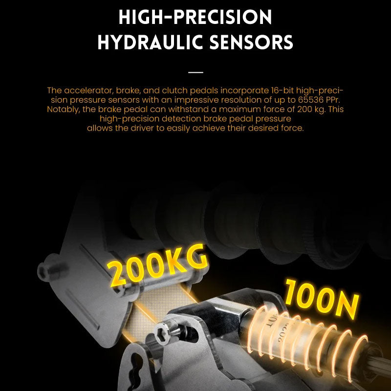 SIMJACK PRO-P2 Sim Racing Pedals Load Cell Pedal Set Sim Racing Simula