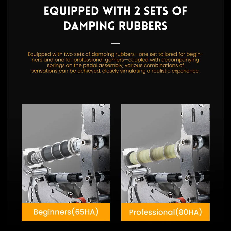 SIMJACK PRO-P2 Sim Racing Pedals Load Cell Pedal Set Sim Racing Simula