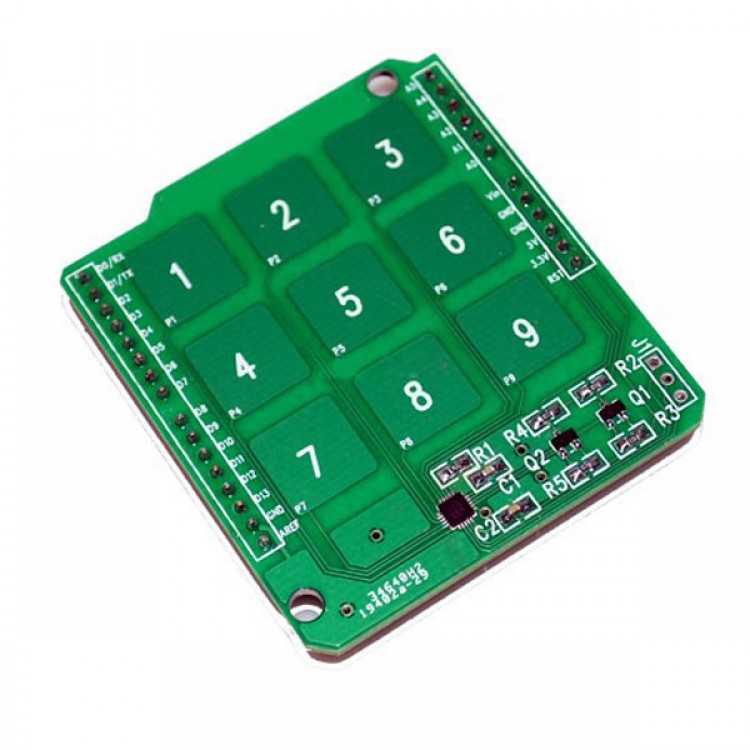 Linksprite Touch Shield 3x3 Keyboard For Arduino Free Shipping