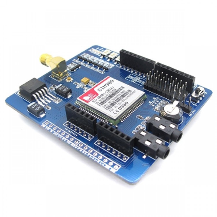 SIM900 GSM/GPRS shield for Arduino - IComSat v1.1 - Free Shipping ...
