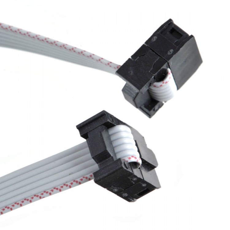 Arduino 6pin Idc 6 Spi Special Cable Wire 30cm 5pcs Free Shipping