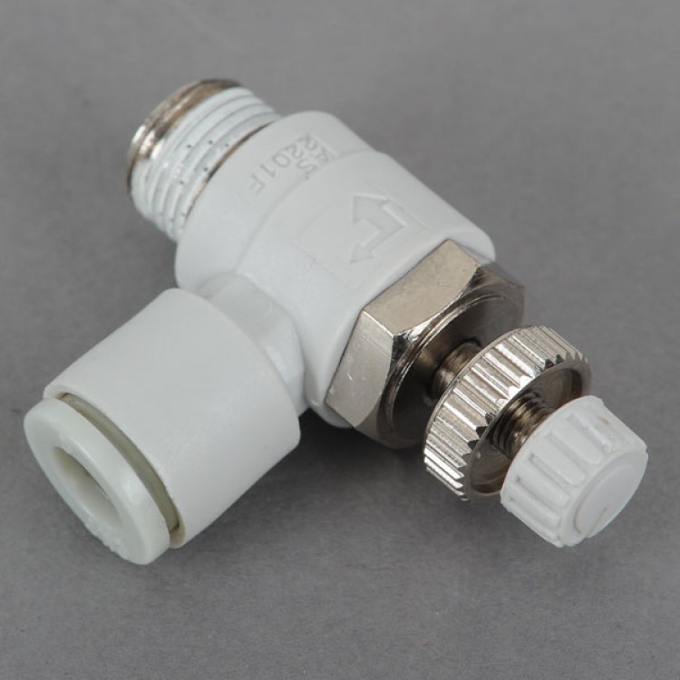 SMC AS1201F-01-06S Penumatics Fitting Air Flow Control Valve with One ... SMC AS1201F-01-06S Penumatics Fitting Air Flow Control Valve with One ...