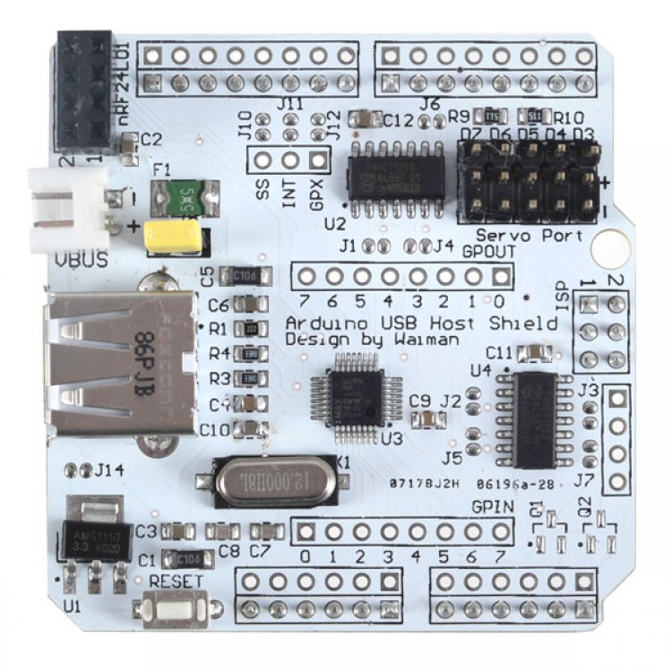 Arduino USB Host Shield Board Compatible Google Android ADK - Free ...