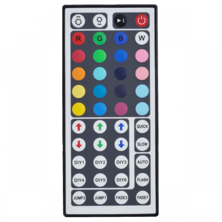 44-Key IR Remote Controller for RGB LED Light Strip 12V Common Anode ...