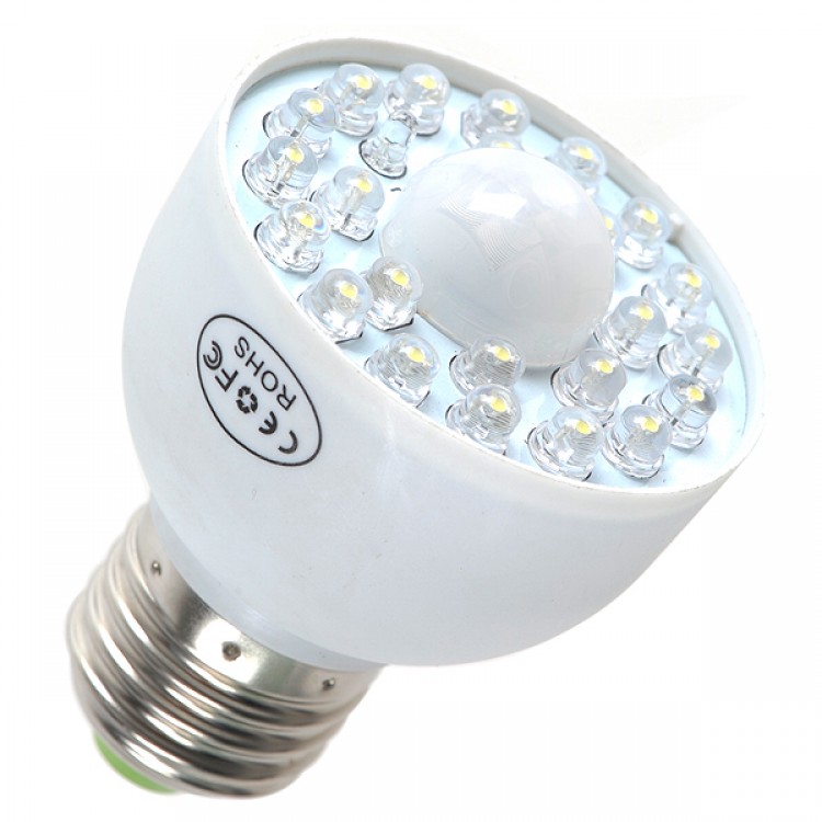 E27 LED PIR Occupancy Motion Sensor Light Bulb 1.8W White - Free ... E27 LED PIR Occupancy Motion Sensor Light Bulb 1.8W White - Free ...