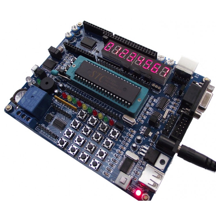 51/AVR STC89C52 Single Chip Development Board Kit RS232 Port with 1602 ... 51/AVR STC89C52 Single Chip Development Board Kit RS232 Port with 1602 ...