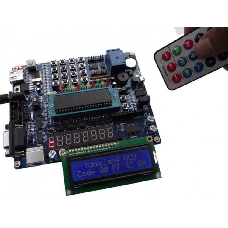 51/AVR STC89C52 Single Chip Development Board Kit RS232 Port with 1602 ... 51/AVR STC89C52 Single Chip Development Board Kit RS232 Port with 1602 ...