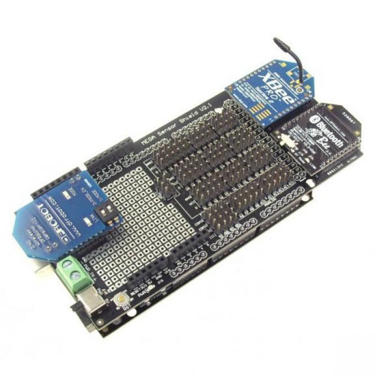 Dfrobot Mega Sensor Extend Board V23 Mega Io Expansion Shield Fully Compatibe With Arduino Mega
