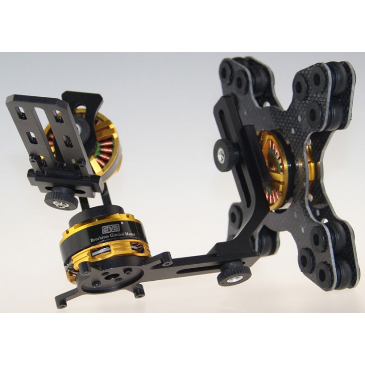 Dys Aluminium Alloy 3 Axis Brushless Gimbal Camera Mount Ptz Kit For