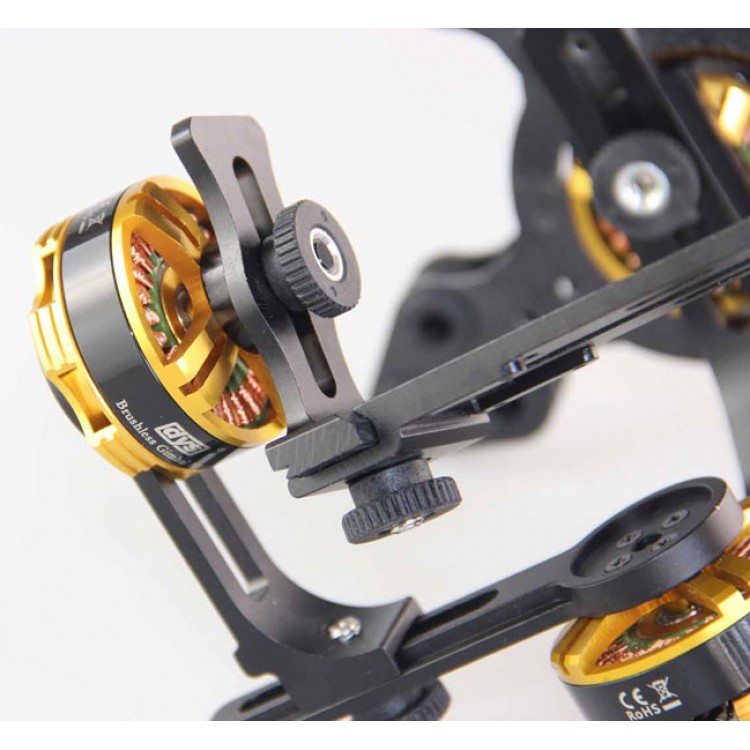 Dys Aluminium Alloy 3 Axis Brushless Gimbal Camera Ptz Kit 3pcs Motor