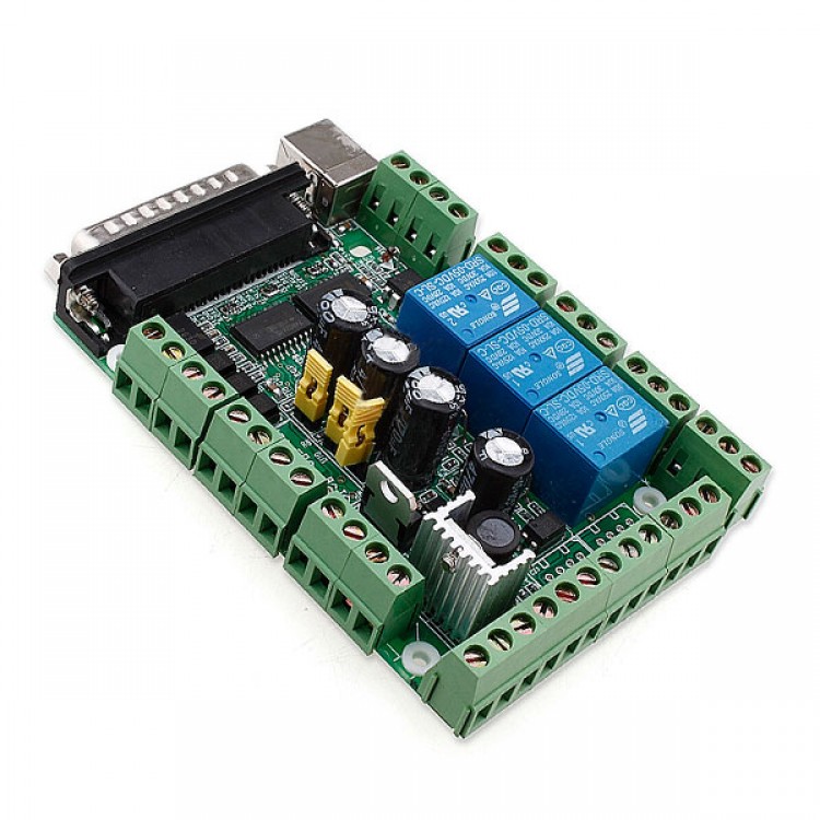 Cnc Mach3 Usb 6 Axis Interface Breakout Board Adapter For Stepper Motor Driver Free Shipping