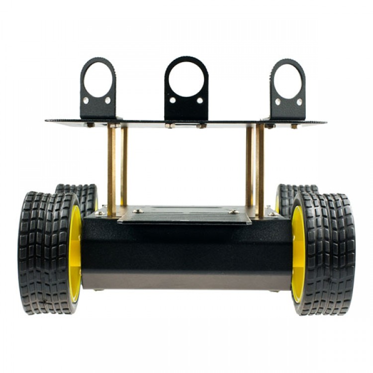 DFRobot Alloy 4 Wheel Drive Version A4WD Robotic Car Platform ...