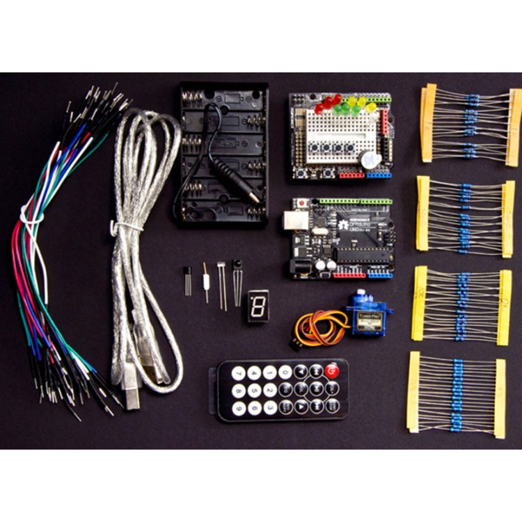 Dfrobot Dfrduino Arduino Compatible Starter Kit Fully Support Arduinio Uno R3 Free Shipping
