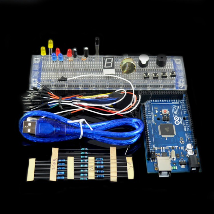 Diy Basic Kit 02 Arduino Tool Package Mega 2560 R3 For Arduino Learning Kits Free Shipping