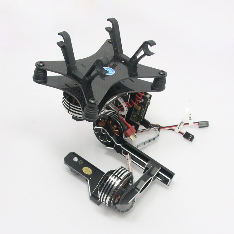 Lotusrc Ptz F Arf 3 Axis Aluminum Brushless Gimbal Camera Mount W