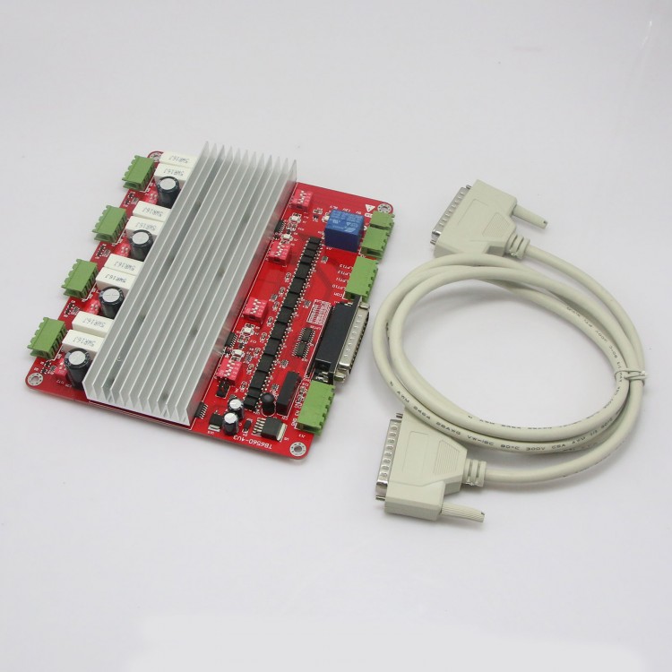 4 Axis Tb6560 Stepper Motor Driver Cnc Controller Board V Type For