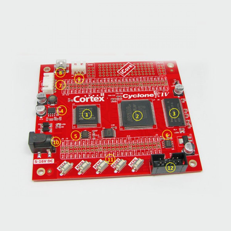 iCore FPGA ARM Dual Core Board STM32 CYCLONE4 FPGA Development Board - Free Shipping - ThanksBuyer