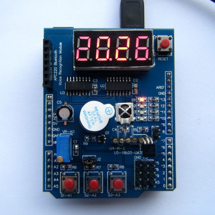 Arduino Multi Functional Shield Develop Board for Basic Learning Kits ... Arduino Multi Functional Shield Develop Board for Basic Learning Kits ...