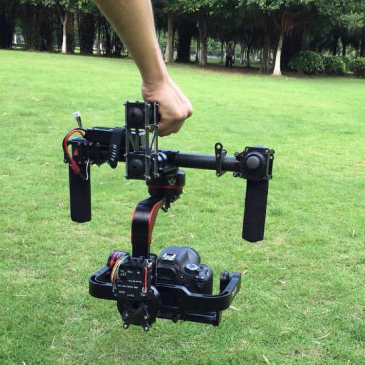 Handheld 3-Axis Brushless Gimbal Stabilizer Gyroscope with V2.4 8bit ...