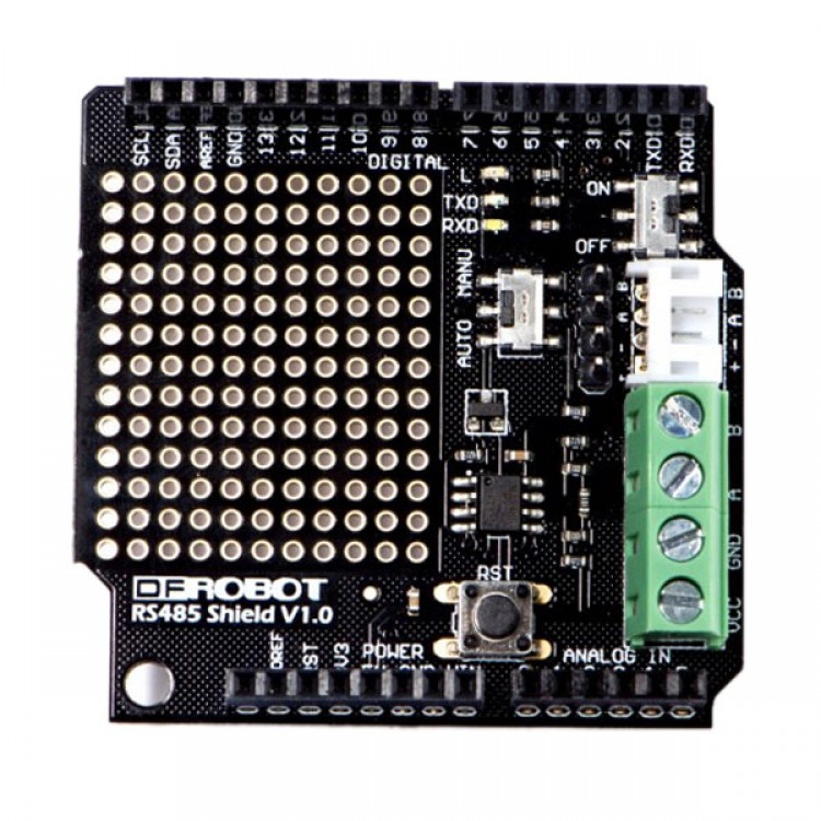 Arduino Opensource Ttl To Rs485 Expansion Board Rs485 Shield Free