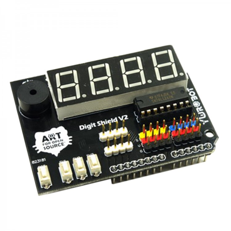 Ywrobot Arduino Digit Shield V2 Module Four Bit Digital Tube Display