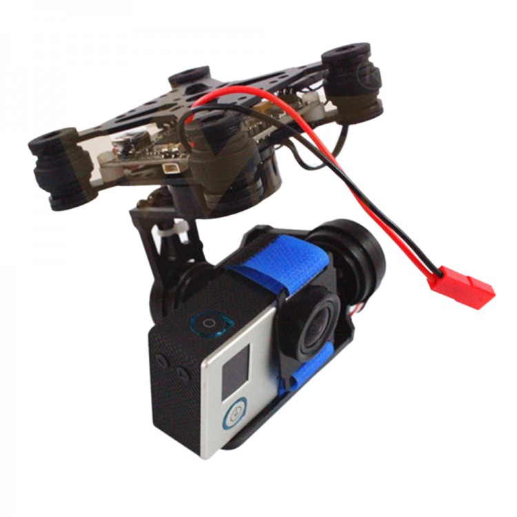FPV 3 Axis CNC Metal Brushless Gimbal PTZ with Controller for DJI ...
