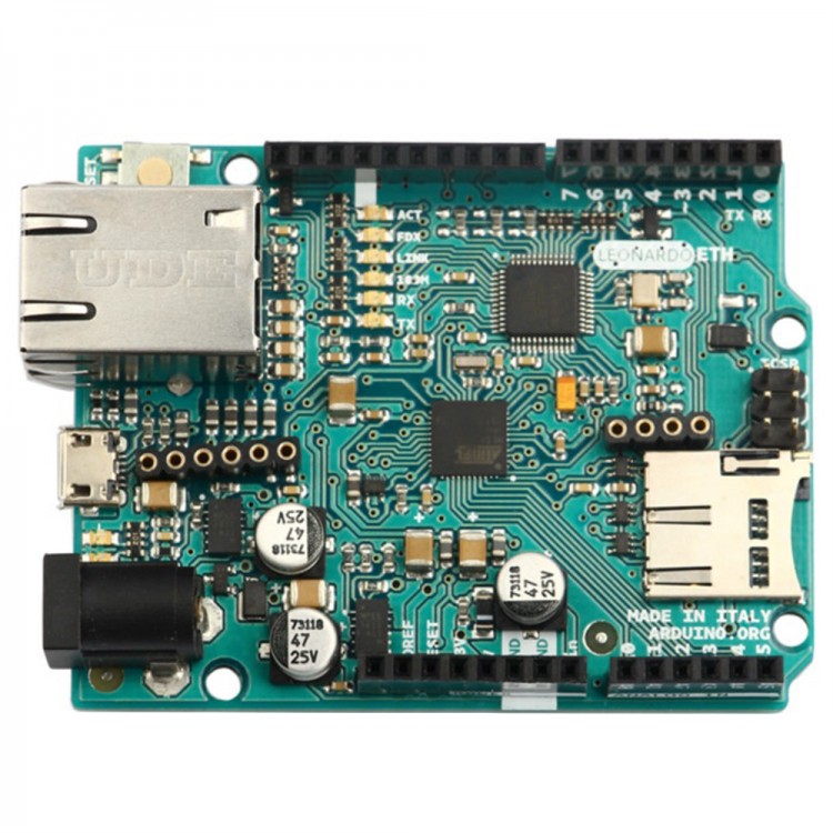 Leonardo Eth Controller Board For Arduino 7 12v Atmega32u4 W5500 Tcpip