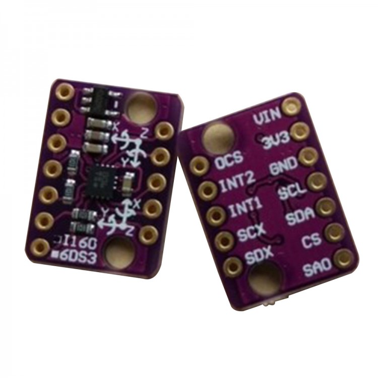 Gy Bmi160 6dof 6 Axis Angular Velocity Gyroscope Gravity Acceleration Sensor 2 Pack Free