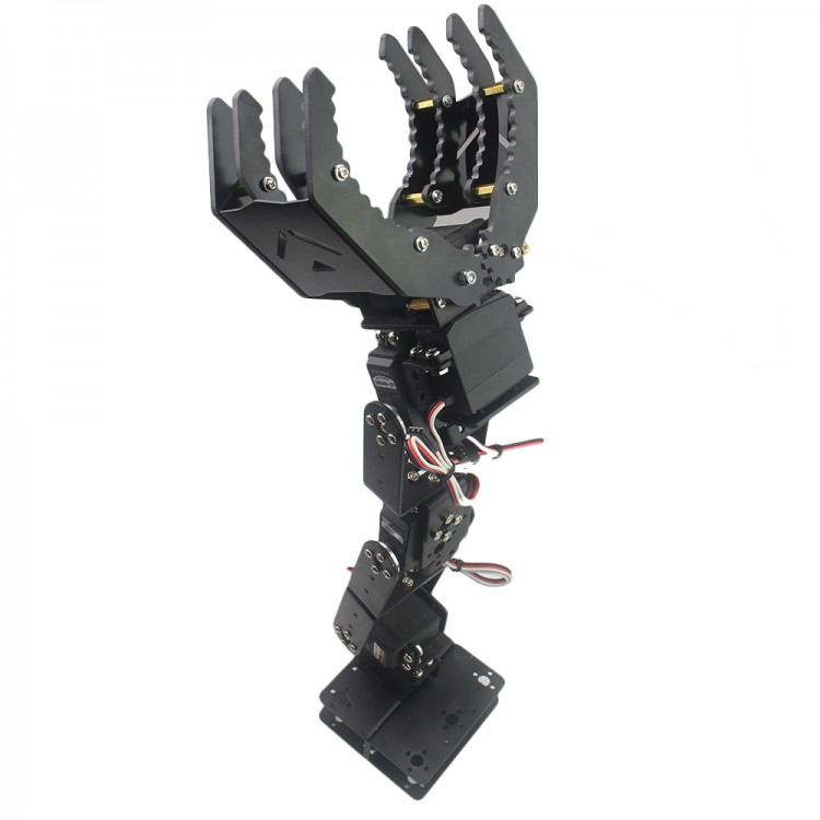 6DOF Robot Mechanical Arm Hand Clamp Claw Manipulator w/ LD-1501MG Servo for Arduino DIY - Free ...