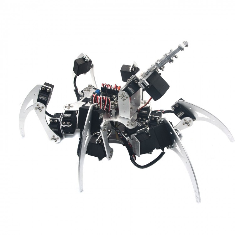 20DOF Aluminium Hexapod Robotic Spider Six Legs Robot Frame Kit ...